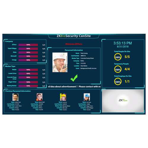ZKTeco ZKBioSecurity ConSite - NZTeco