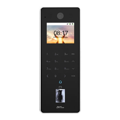 ZKTeco F35: Biometric Access with Video Intercom | IP65 Rated