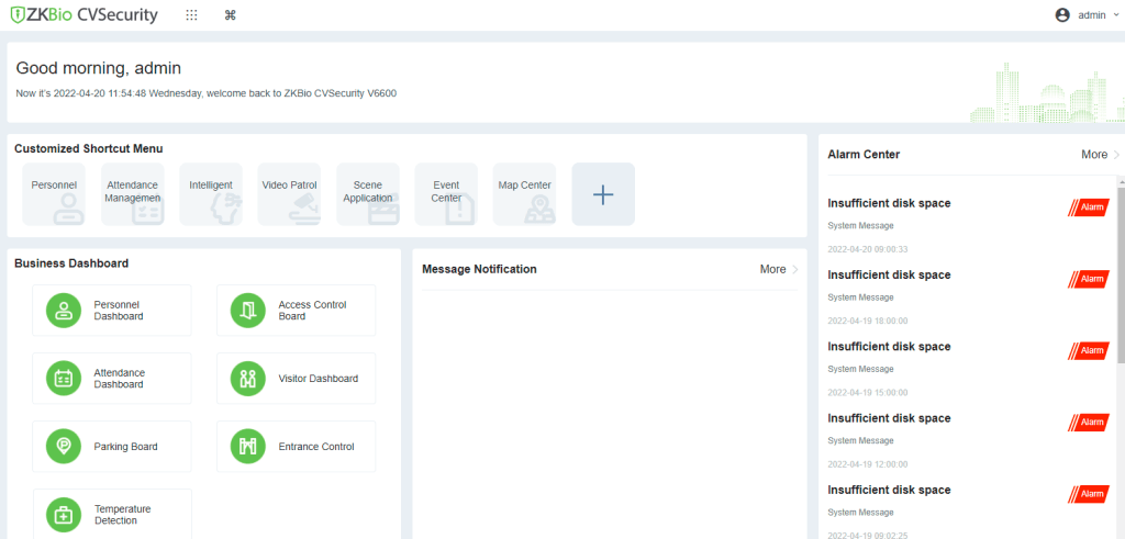 ZKBio CVSecurity: Web-Based Security Platform - NZTeco